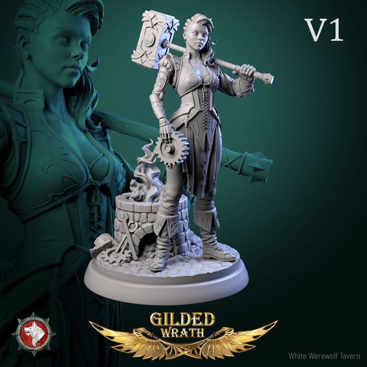 Descargar "Gilded Wrath" February 2025 release 33 STL's miniatures pre-supported + dnd 5e stats ...
